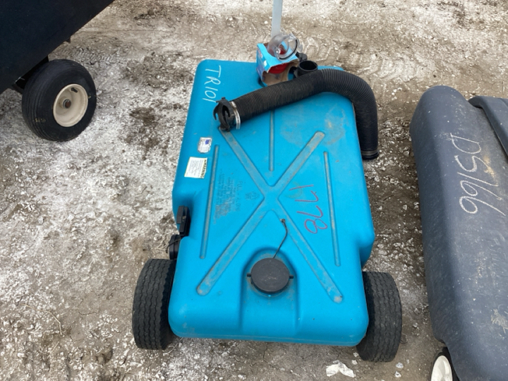 Sewage Transfer tote, with hose