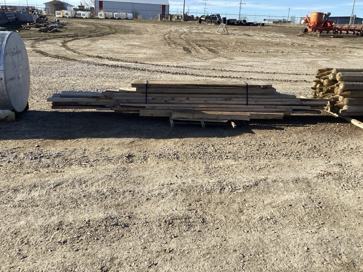 Pallet of random lumber