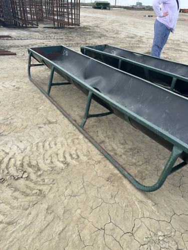 10’ Poly Trough on Steel Frame