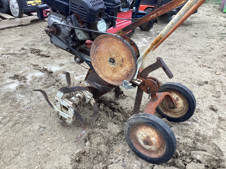 OLDER FRONT TINE ROTOTILLER - MERRY TILLER