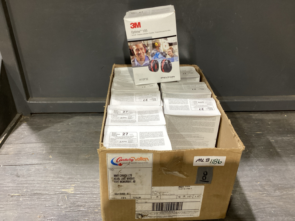 BOX OF HEARING PROTECTION - 9 PIECES