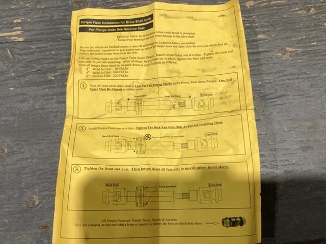 TORQUE FUSES