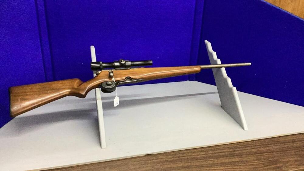 CUSTOM BUILT 30-30 BOLT ACTION RIFLE. WITH 25X BUSHNELL SCOPE.....PAL ...