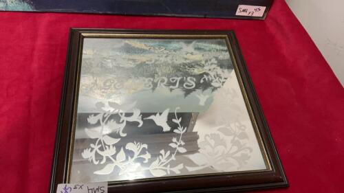 VARIETY OF PICTURES - MOUNTAIN SCENE OIL PAINTING, MIRROR W/ SAYING ...