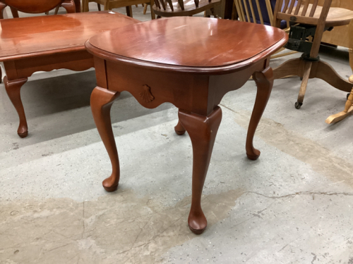 ROXTON -SQUARE COFFEE TABLE,MATCHING END TABLE DROP LEAF TABLE