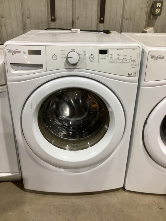WHIRLPOOL DUET FRONT LOAD WASHER WHIRLPOOL DUET FRONT LOAD WASHER