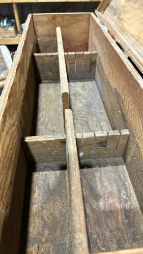 Carpenters box and contents