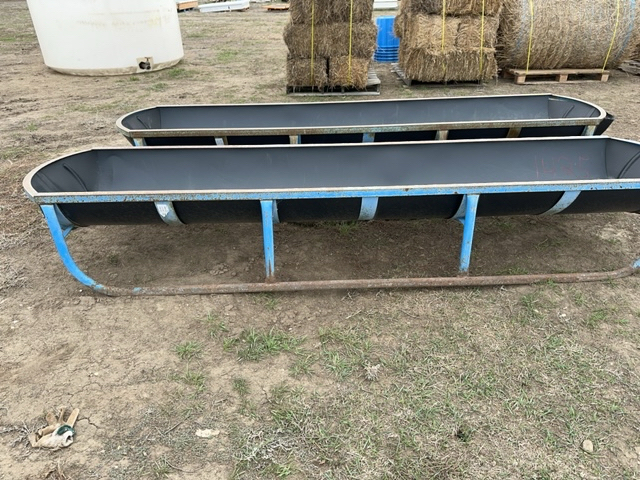 (1) 10 foot poly feed trough