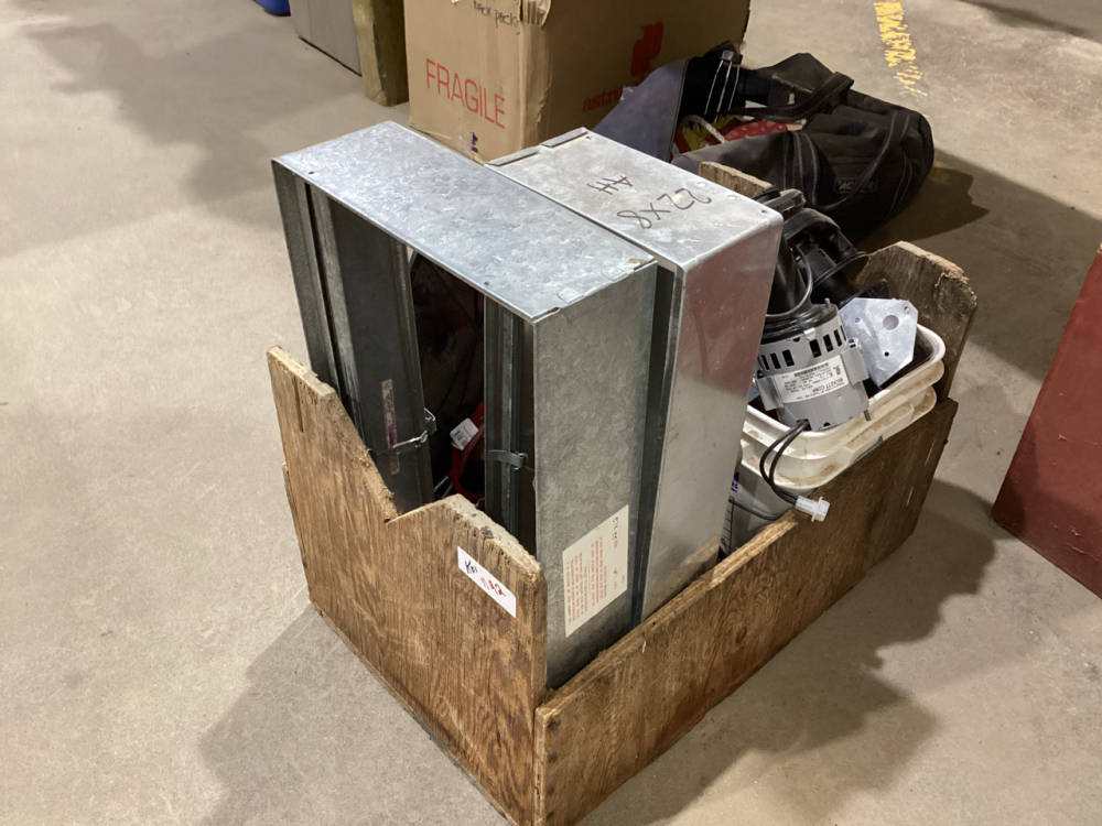 SLOW MOVING SIGN, SMALL PUMPS, LITTLE FAN MOTOR, TREX FASTENERS, BALL ...