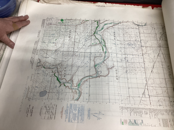 OLD ALBERTA MAPS - CALGARY, IRRICANA , DALROY, DALEMEAD ETC